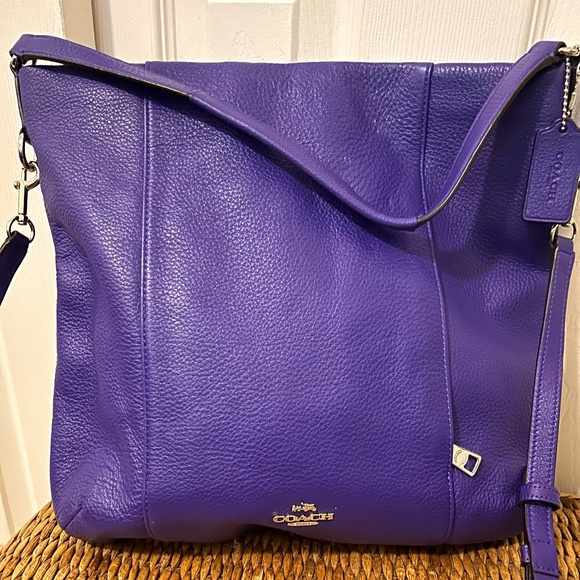 Coach | Bags | Coach Hobo Purple Purse | Poshmark